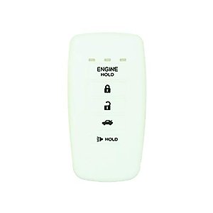 SEGADEN Silicone Cover Protector Case Holder Skin Jacket Compatible with ACURA RDX MDX TLX ILX 5 Button Smart Remote Key Fob CV2220 White