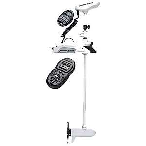 Minn Kota 1363732 Riptide Terrova Saltwater Electric-steer Bow-Mount Trolling Motor with Digital Maximizer & i-Pilot GPS, 112 lbs Thrust, 60" Shaft