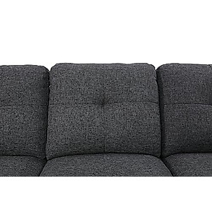 Devion Furniture Lorenzo Sofas, Dark Gray