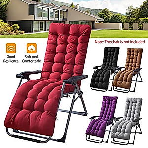KOCASO 67x22in Chaise Lounger Cushion Patio Recliner Rocking Chair Sofa Mat Deck Chair Cushion