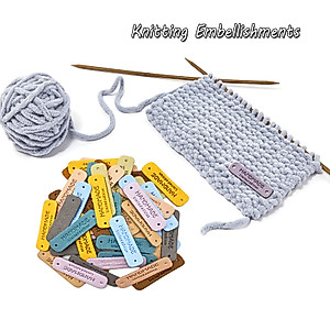 50 Pcs PU Leather Label Handmade Sew on Tag Label Faux Leather Handmade Embossed Tag(Limited, 10c)