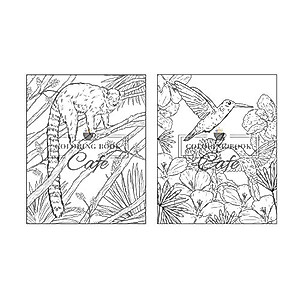 100 Wildlife Scenes: An Adult Coloring Book Featuring 100 Most Beautiful Wildlife Scenes with Animals, Birds and Flowers from Oceans, Jungles, Forests and Savannas