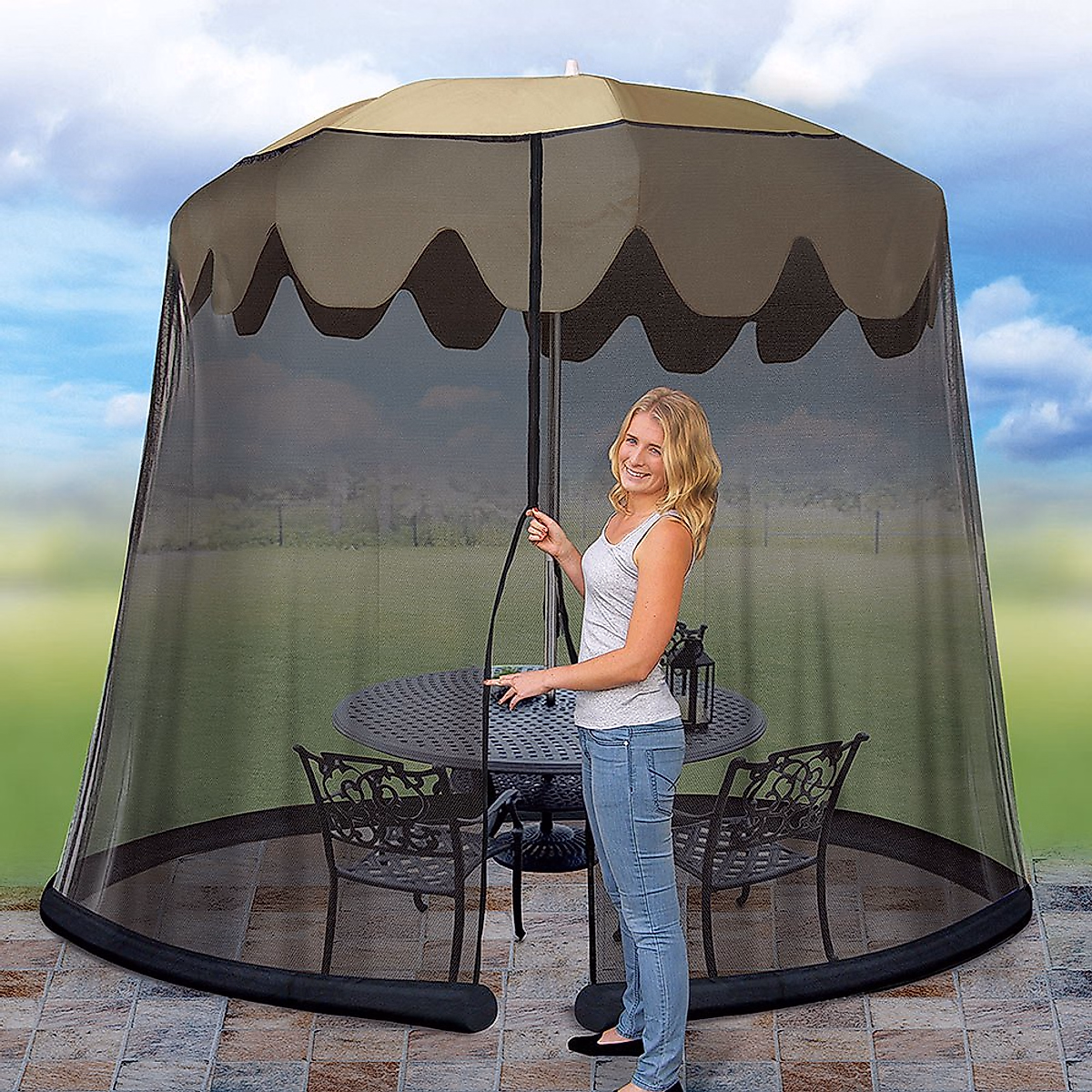 Ideaworks Umbrella Table Screen