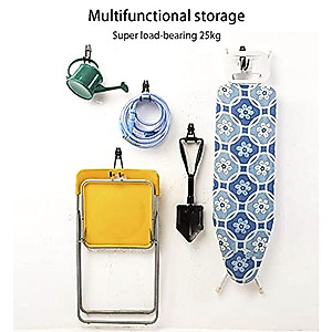 AKDXM AKDXMMultifunction Hanger Hose Butler, Garden Hose Holder Wall-Mounted,Super Load-Bearing,Non-Slip Protective Cover on The Bottom,Rust Proof Wrought Iron,B