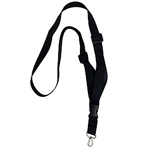 Wanty Remote Controller Lanyard Padded Neck Black Nylon Strap for DJI Drone Phantom 3 4 Pro Inspire 1, Adjustable and Detachable
