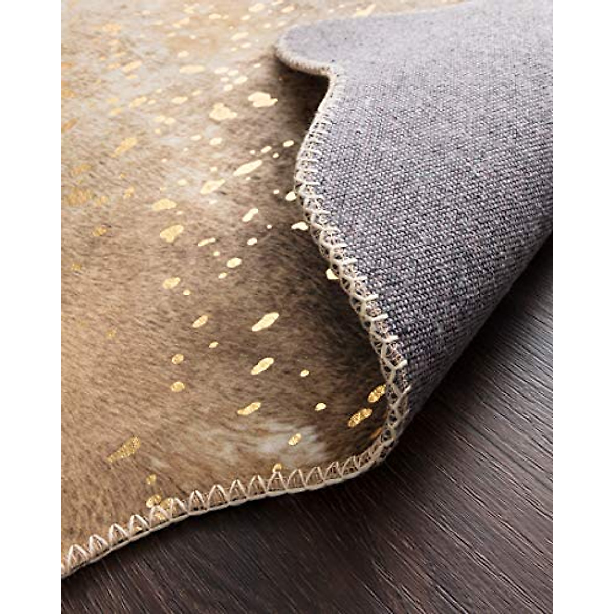 Loloi II Odessa Collection ODE-01 Mocha/Sand, Contemporary 5' x 6'-6" Area Rug