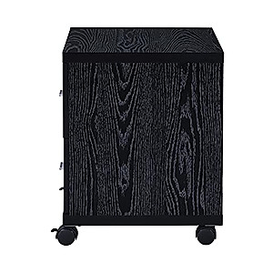 Coaster Home Furnishings Russell 2-Drawer CPU Stand Black Oak