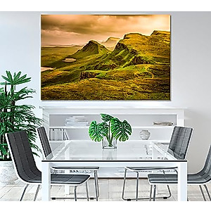 Mount Queering at Sunset UK Canvas Print 5 Panels / 36x24 inches