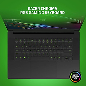 Razer Blade 15 Base Gaming Laptop 2020: Intel Core i7-10750H 6 Core, NVIDIA GeForce RTX 2070 Max-Q, 15.6" FHD 1080p 144Hz, 16GB RAM, 512GB SSD, Chroma RGB, Thunderbolt 3, Black (Renewed)