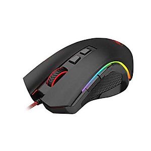 Redragon Black Griffin Gamer Mouse with RGB LED - M607, Unico