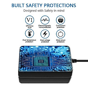 SHNITPWR 24V 1A Power Supply Adapter 100V~240V AC to DC Converter Transformer 24 Volt 1000mA 800mA 600mA 400mA Available 5.5x2.5mm Tip for CCTV WiFi Camera Essential Oil Diffuser