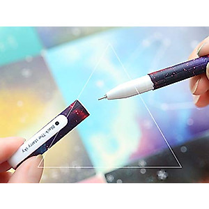 Giant Bean Bag Chairs Creative cute pens, Galaxy pens, Colorful gel Ink pen, color pen 10 sets (Starry sky)