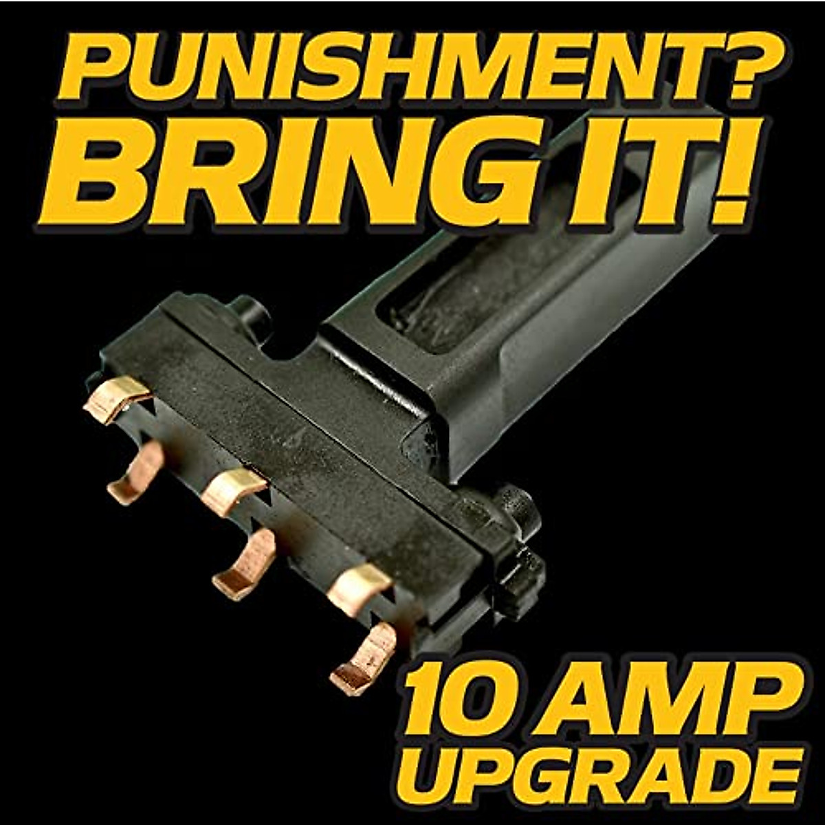 HD Switch Upgraded 10 AMP PTO Switch for Cub Cadet ZT1 & ZTS1 Series 42 46 50 54 54P Lawn Mower & Garden Tractor Cutter Deck Electric Blade Clutch Engage Yellow Knob