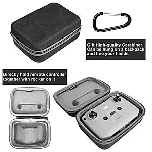 O'woda Mavic 3 Classic Carrying Case, Drone Body Storage Bag + Remote Controller Waterproof Case for DJI Mavic 3 / Mavic 3 Cine/Mavic 3 Classic Accessories, with 2 Pcs Carabiners