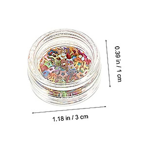 Vaguelly 1 Set Eye Makeup Sequins Nail Sequins Glitter Nail Sequins Flakes Nail Polish Applique Multipurpose Sequins Eye Makeup Sticker Glitter Sequins Flash Eye Makeup Stickers