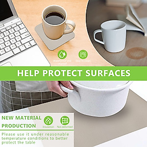 WochiTV Shelf Liner for Cabinets, Drawer 11.8 Inch x 10 Feet, Non Adhesive EVA Plastic Washable and Waterproof Mat for Kitchen, Pantry, Bathroom Closet, Cupboard, Drawer, Khaki