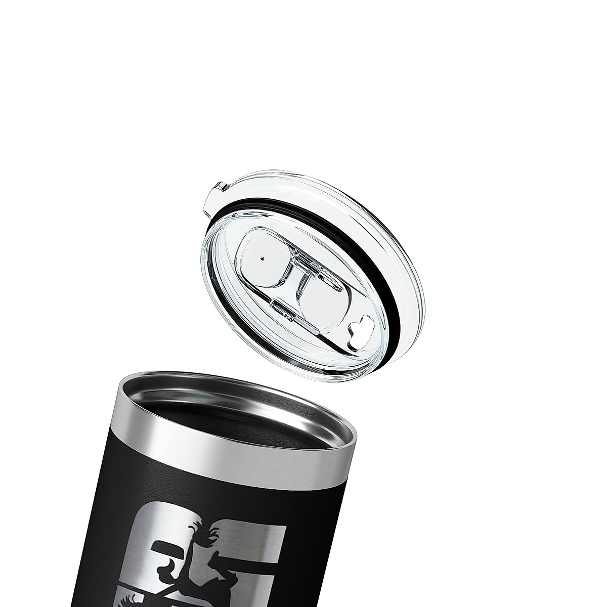 Cuptify Cheer Tumbler with Lid Laser Engraved on Black 22 oz Skinny Cup for Cheerleader Vacuum Insulated Birthday Gift for Cheerleading, Cheer Squad, Women