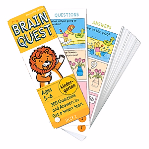 Brain Quest Kindergarten Q&A Cards, Revised 4th Edition: 300 Questions and Answers to Get a Smart Start (Brain Quest Decks)