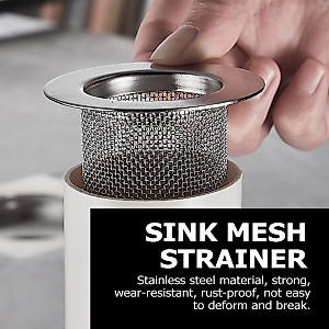 4pcs Filter Hair Catcher for Sink Drain Hair Trap Drain Hole Trap Sink Mesh Strainer Basin Drainage Strainer Sink Mesh Hair Catcher Drain Cover Mesh Sink Strainer Sink Drainer