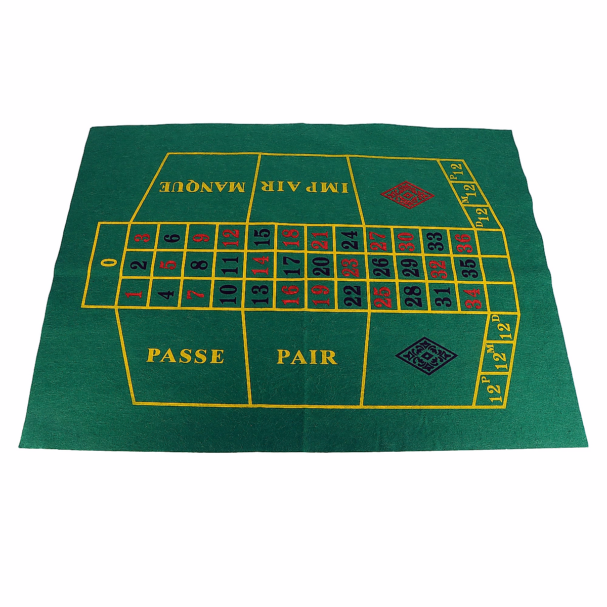 Leather&Arts 10 Inch Roulette Set Casino Game Kit Contains Plastic Roulette Wheel,Chips,Playing Cards,Felt Layout