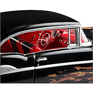 Revell 85-1529 ’57 Chevy Bel Air Model Car Kit 1:25 Scale 30-Piece Skill Level 3 SnapTite Max Plastic Model Building Kit,Black