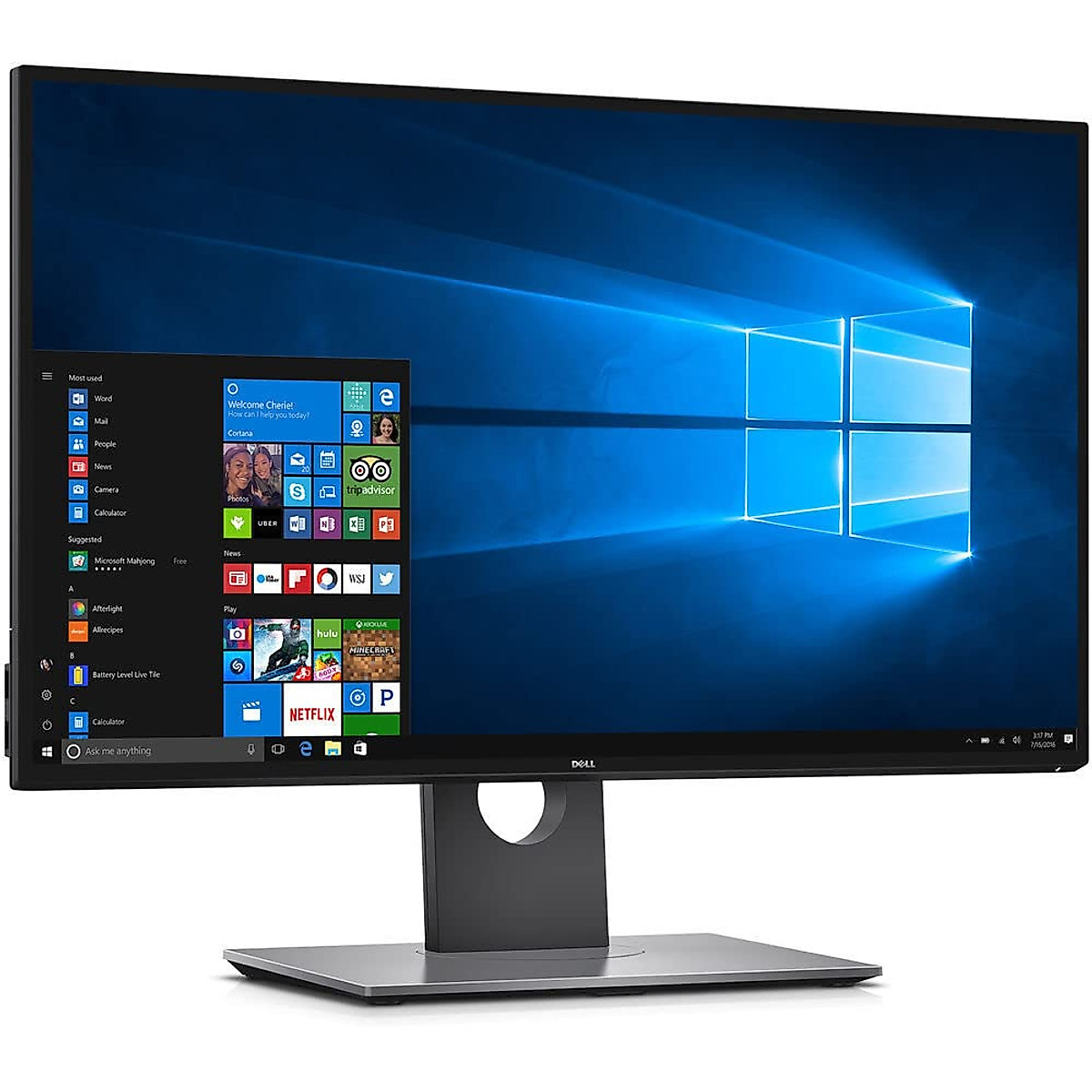 Dell UltraSharp U2717D 27-inch InfinityEdge Monitor LED-Lit Monitor (Renewed)