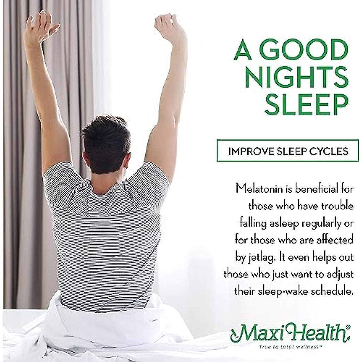 Maxi Health Extra-Strength Mel-O-Chew 5 MG Kosher Chewable Melatonin, Berry Flavor (100 Tablets)