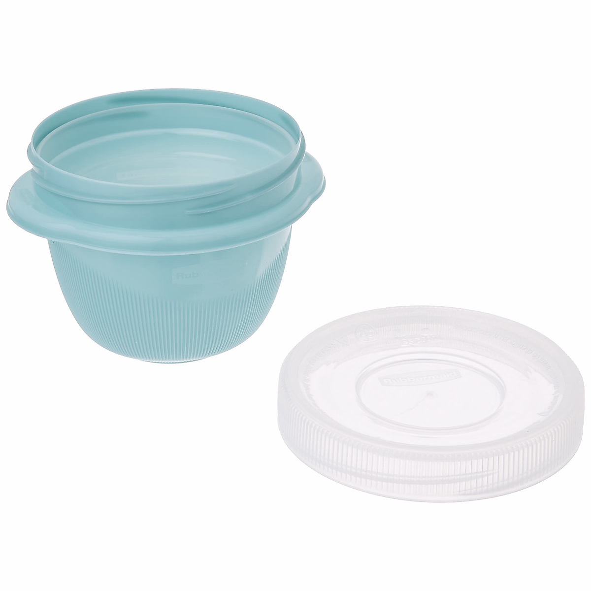 Rubbermaid TakeAlongs Snacking Food Storage Containers, 1.2 Cup, Colors may vary