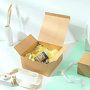 DEEDOCHY Brown Gift Boxes with Lids,Bridesmaid Proposal Box,12 Packs Kraft Gift Box for Wedding Present, Bridesmaid Proposal Gift, Graduation, Holiday, Birthday Party Favor and Christmas (Brown)