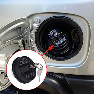 Locking Gas Cap,Locking Fuel Cap,Compatible With 4Runner, FJ Cruiser, Tacoma, Tundra, Acura, Chevy Camaro, CRV And More,Replace # 77300-47020, 10504