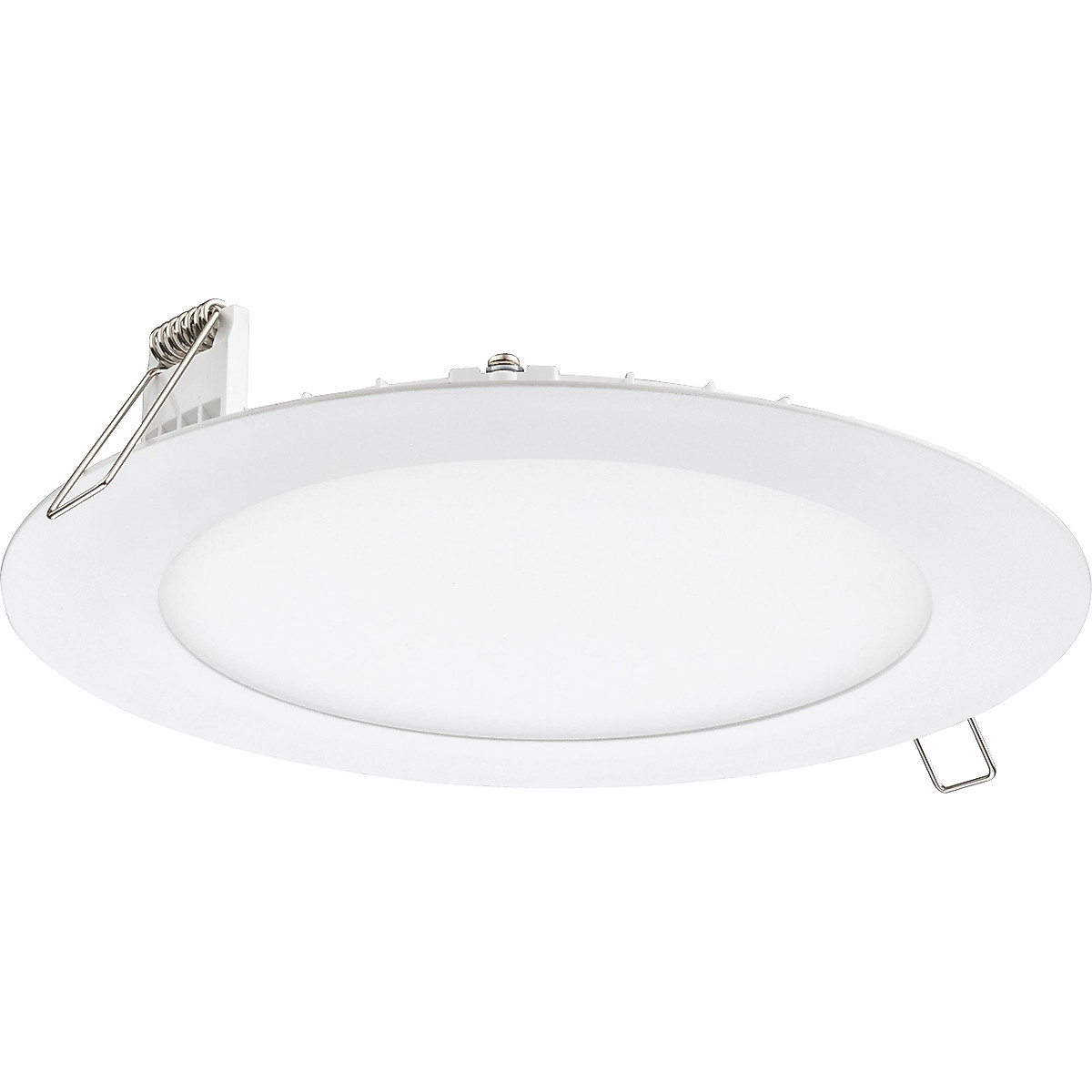 Juno WF6 SWW5 90CRI CP6 MW M2 Round LED Wafer Downlight, 120 Volts, Switchable Color Temperature 2700K/3000K/3500K/4000K/5000K, Triac Dimming, 6-Inch Ultra Thin Trim (Six Pack), Matte White