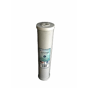 WFD, WF-CB205-BB 4.5-inch x 20-inch Activated Carbon Block Water Filter Cartridge, fits in 20-inch Big Blue (BB) filter housings (1 Pack, 5 Micron)