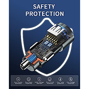 iPhone Car Charger, USB C Fast Car Charger[Apple MFi Certified] White Cat 38W 2-Port PD&QC 3.0 Cigarette Lighter Adapter with 3.3ft USB C to Lightning Cable for iPhone14 13 12 Pro/iPad/AirPods/Samsung