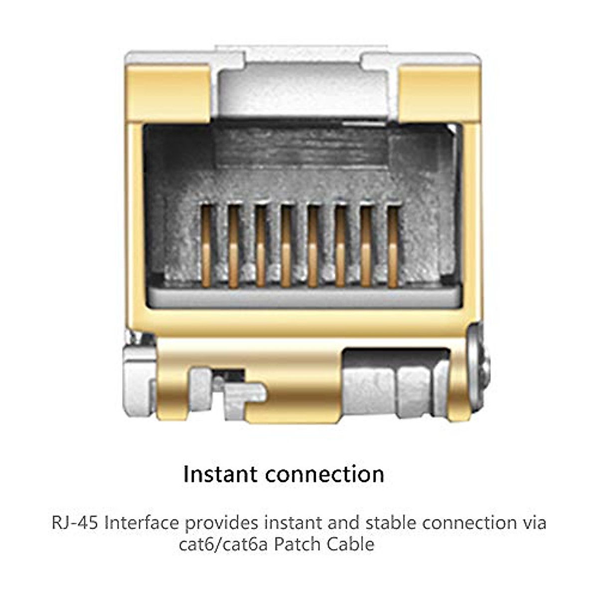 SFP+ to RJ45 Copper Module - 10GBase-T Plus Transceiver for Cisco SFP-10G-T-S, Ubiquiti, Netgear, Supermicro, QNAP, Broadcom, MikroTik S+RJ10, Avago, up to 30m