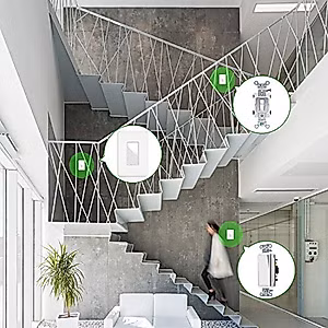 3 Way Smart Switch by Martin Jerry, Compatible with Alexa, Smart Home Devices Works with Google Home, 2.4G WiFi, No Hub, Works with Traditional 3-Way 4-Way Light Switch
