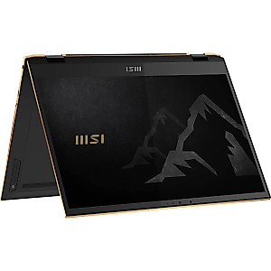 MSI Summit E13 Flip EVO Professional Laptop: 13" IPS-Level Touch Screen, Intel core i5-1135G7, Iris Xe, 16GB RAM, 512GB NVMe SSD, Win10 PRO, Ink Black (A11MT-095)