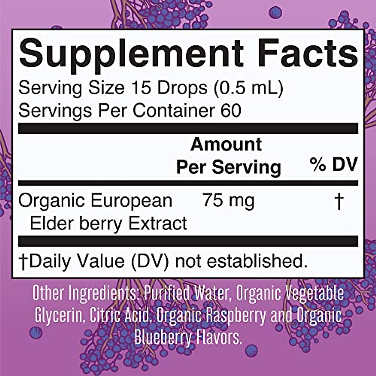 MaryRuth Organics Cocomelon Kids Elderberry Syrup, USDA Organic Elderberry, Sugar Free Kids Immune Support Supplement for Ages 4-13 Years, Clean Label Project Verified®, Vegan, Gluten Free, 1 Fl Oz