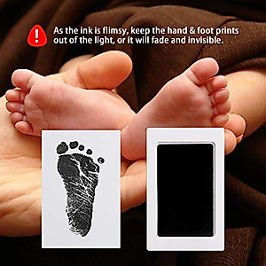 Baby Footprint Kit Pet Paw Print Kit Handprint Ink Pads 2 Packs Medium Size
