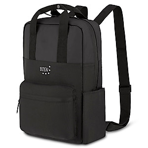BIEN - Smart Backpack - Oslo backpack 19L-Vol. Laptop compartment water-resistant weight: 0.88 kg luggage strap security pocket water bottle compartment slim design (black)