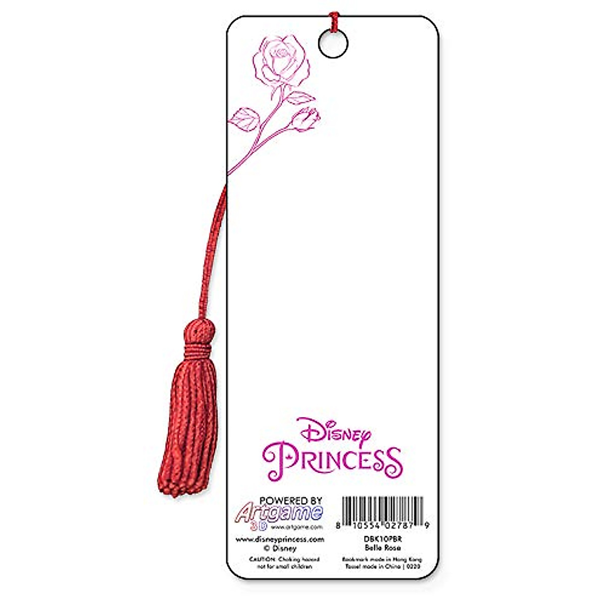 3D Disney Princess Bookmarks - by Artgame (Belle Rose)
