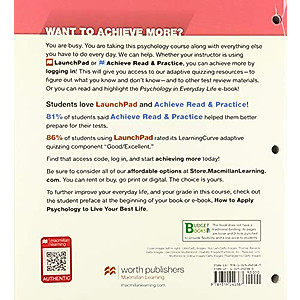 Loose-Leaf Version for Psychology in Everyday Life 5e & Achieve Read & Practice for Psychology in Everyday Life 5e (Six Months Access)