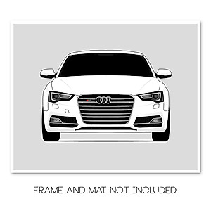 Custom Car Posters Audi S5 Sportback (2012-2016) Print Wall Art Decor Handmade - 8x10" Satin Print (Unframed)