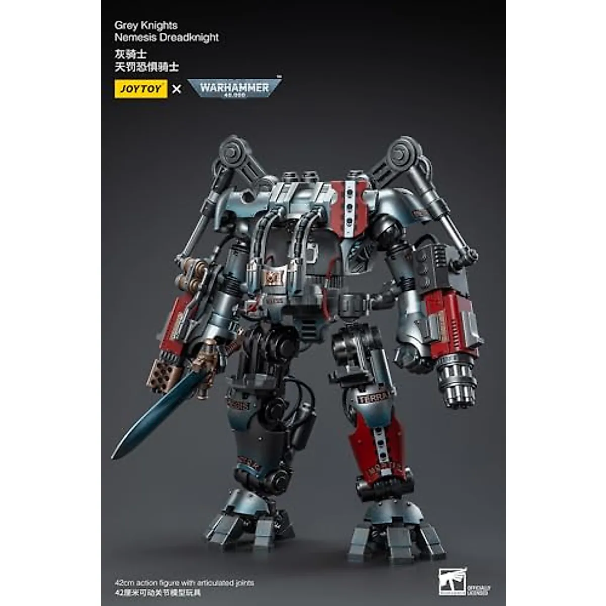 JoyToy Warhammer 40K: Grey Knights Nemesis Dreadknight 1:18 Scale Action Figure