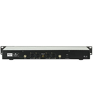 Nady DW-44 Quad Digital Wireless Handheld Microphone System Ultra-Low Latency with QPSK Modulation - Four XLR and Mixed 1/4" outputs - Fixed Frequency