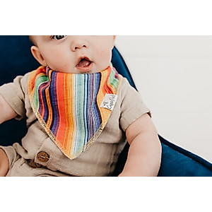 Copper Pearl Baby Bandana Bibs - 4 Pack Soft Cotton Baby Bibs for Drooling and Teething, Absorbent Drool Bibs for Baby Girl and Boy, Adjustable to Fit Newborns to Toddlers, Tons of Styles (Westyn)