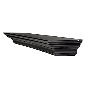 Pearl Mantels 618-48B Crestwood Wall Shelf, 48-Inch, Black
