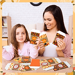 ANGOLIO 12Pcs Thanksgiving Gift Card Holder, Thanksgiving Appreciation Coffee Cup Gift Card Holder for Happy Thanksgiving Coffee Gift Cards for Thanksgiving Gifts Supplies taff Gifts, Nurse Presents, Gift Wrapping Decor