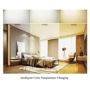 Ledytech 3.93'' LED Retrofit Light Kit for Ceiling Flush Light Ceiling Fan Light Replacement Panel PCB 18W Color Temperature Adjustable 3000K 4500K 6000K 2200LM 120V CRI90 Dimmable