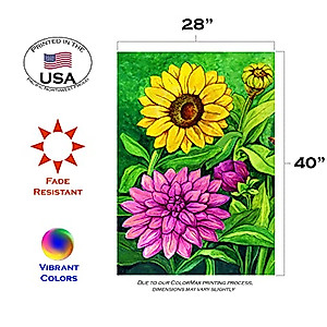 Toland Home Garden 1010860 Spring Blossoms Flower Flag 28x40 Inch Double Sided for Outdoor House Yard Decoration