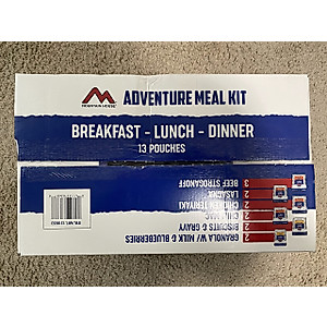 HM Mountain House Adventure Meal KIT, Breakfast - Lunch - Dinner, 13 Pouches